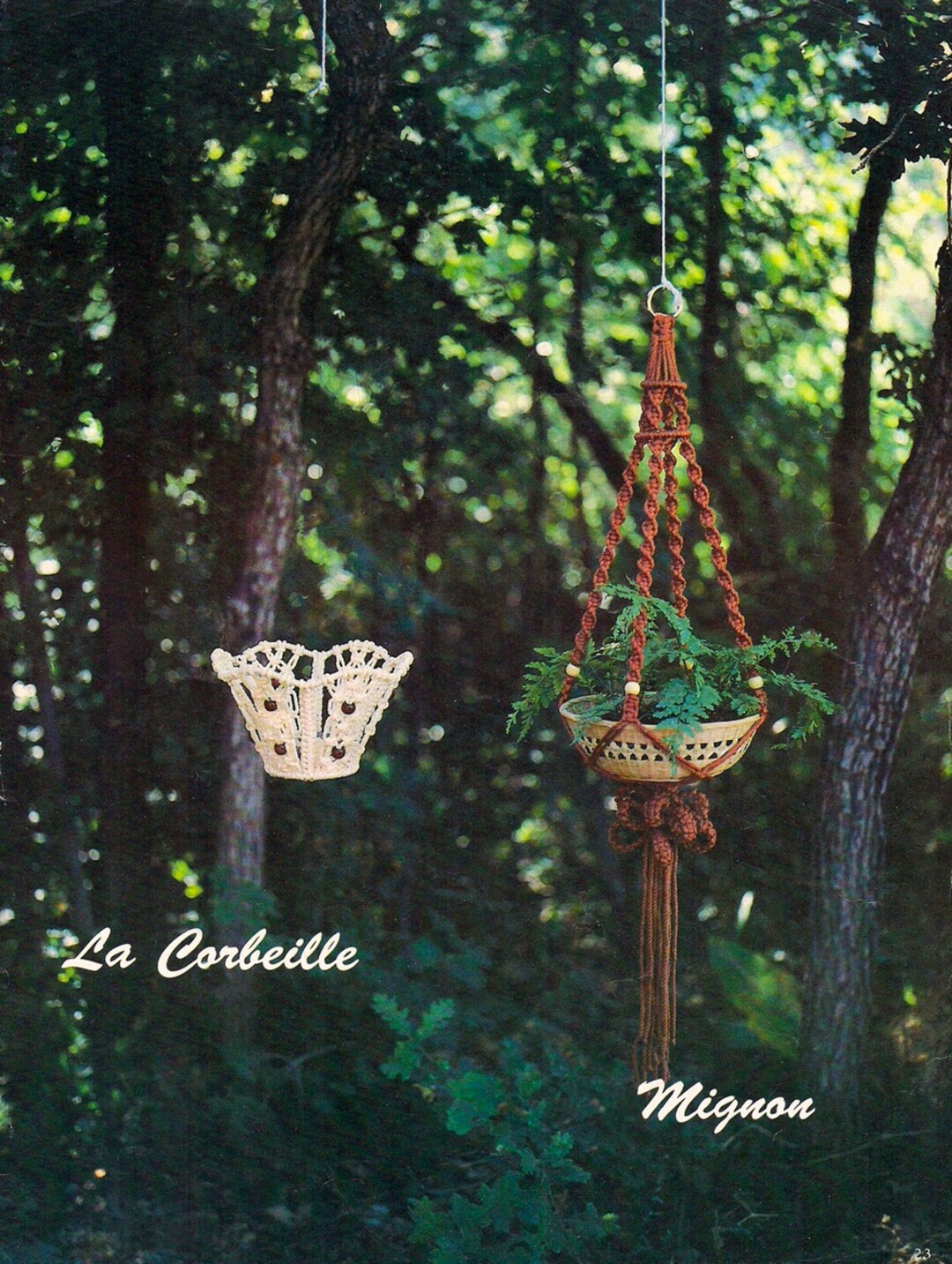 Vintage Macrame PDF Pattern • Beaded Macrame Elegance VII 7 • 1970s ...