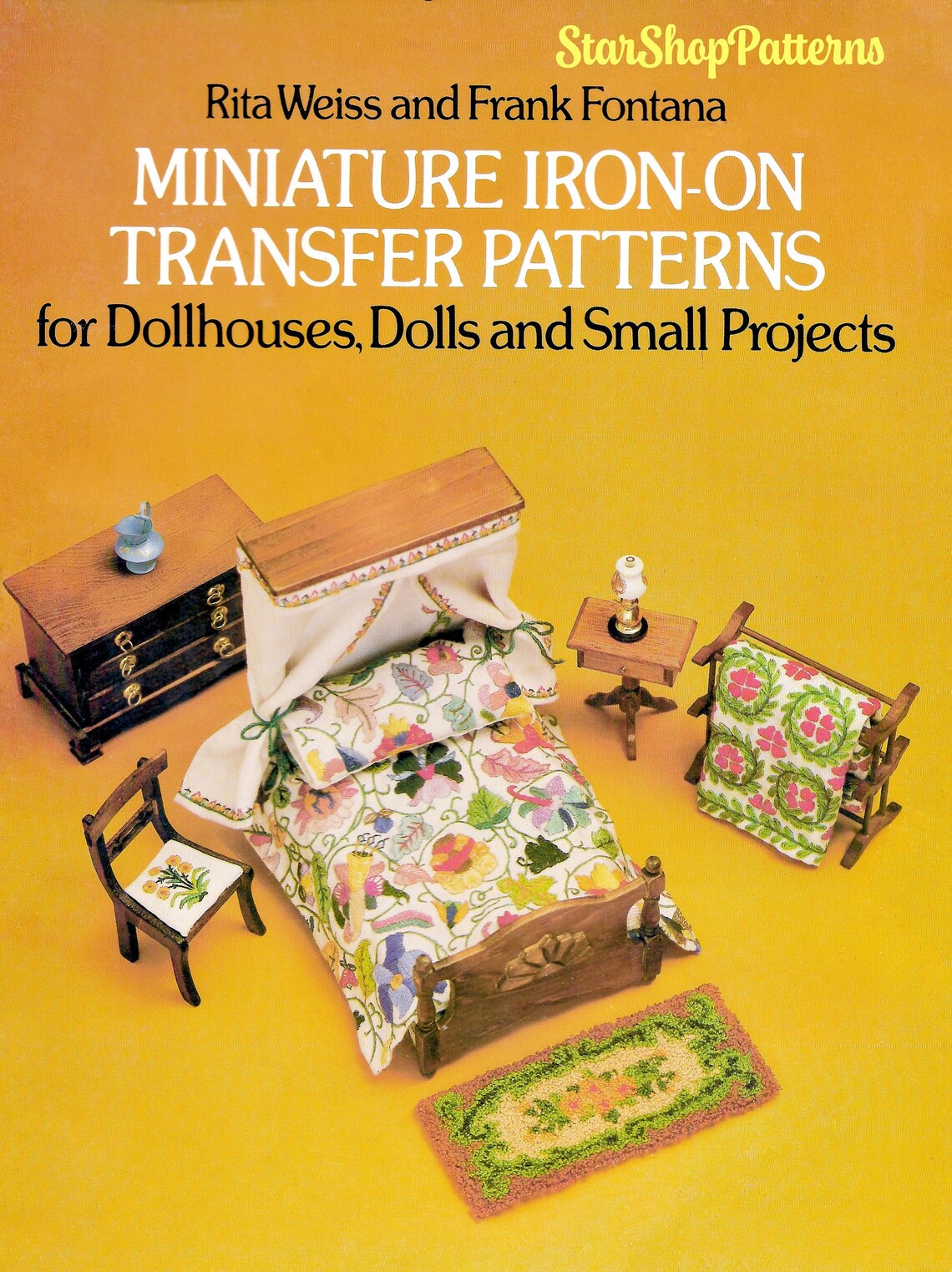 Vintage Miniature Dollhouse Pattern Book PDF • iron-on Embroidery ...