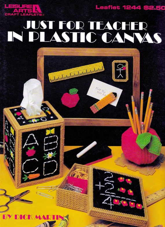 Vintage Plastic Canvas Pattern Book PDF Teacher Plastic - Etsy