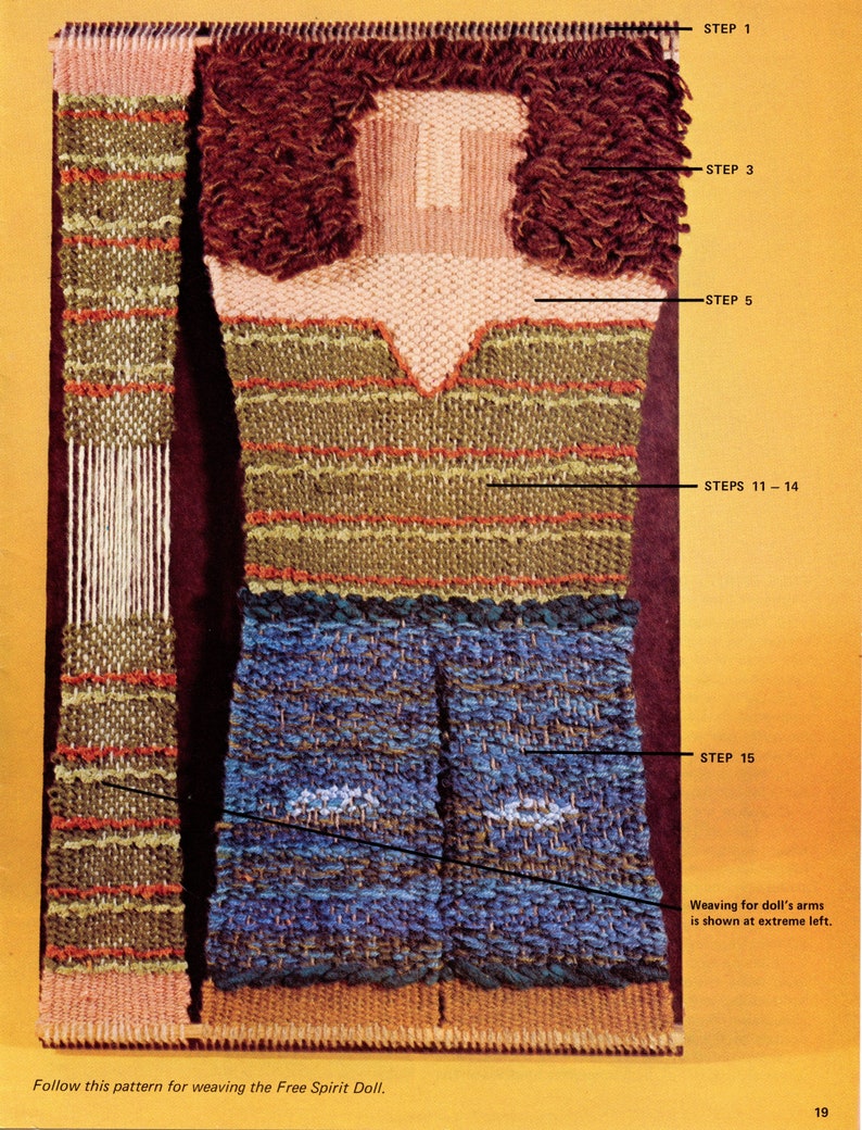 Weaving on A Cardboard off Loom 1970s Flatloom Weaver Books - Etsy