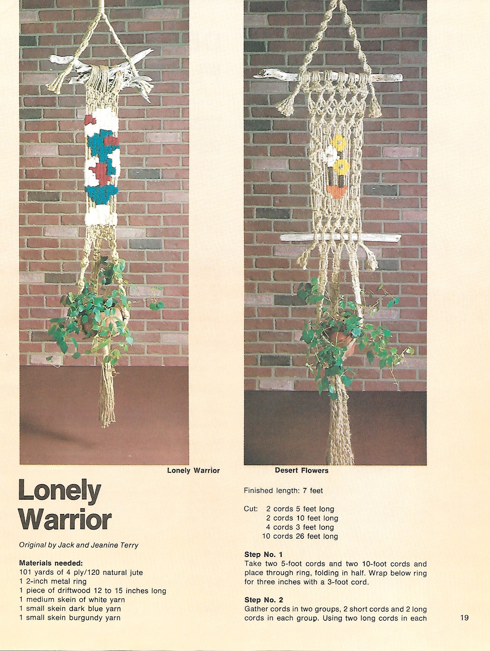 Macramé Moods Book 1970s Macrame Patterns Home Curtain | Etsy