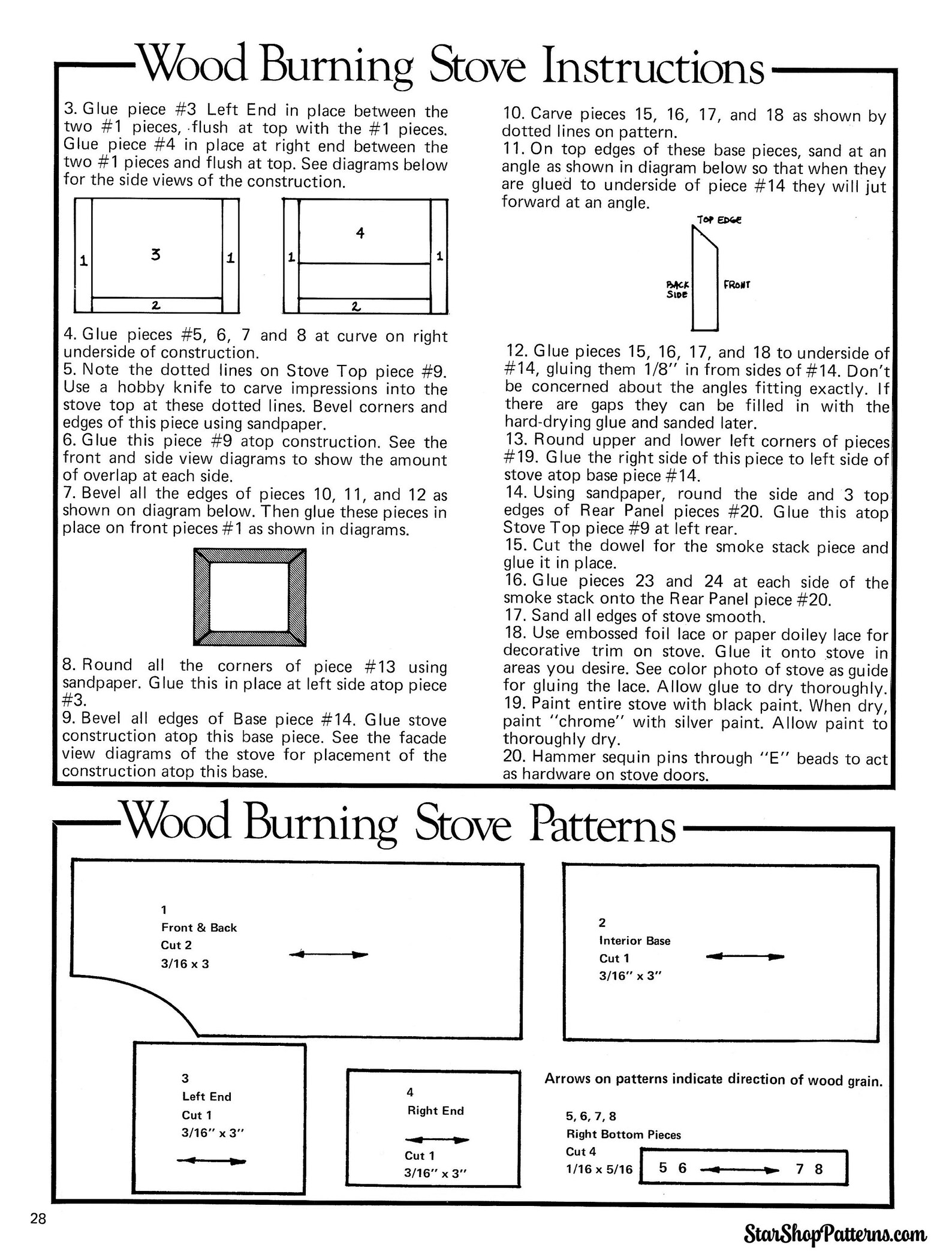 Vintage Miniature Dollhouse Furniture Pattern Book PDF • Country ...