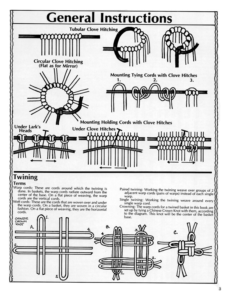 Vintage Weaving Pattern Book PDF • 1970s Off-loom Easy Beginner Weaving ...