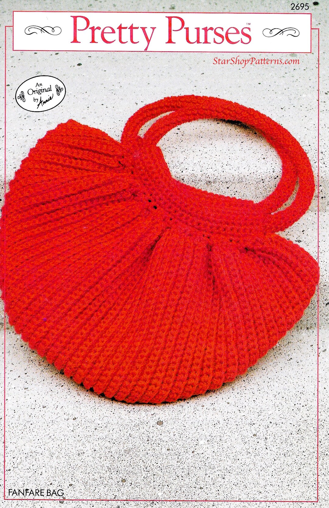 Vintage Crochet Purse Pattern Book PDF Download • Crochet Fan Purse ...