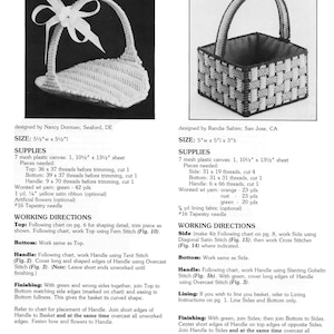 Vintage Plastic Canvas Pattern Book PDF • Strawberry Spring Easter ...