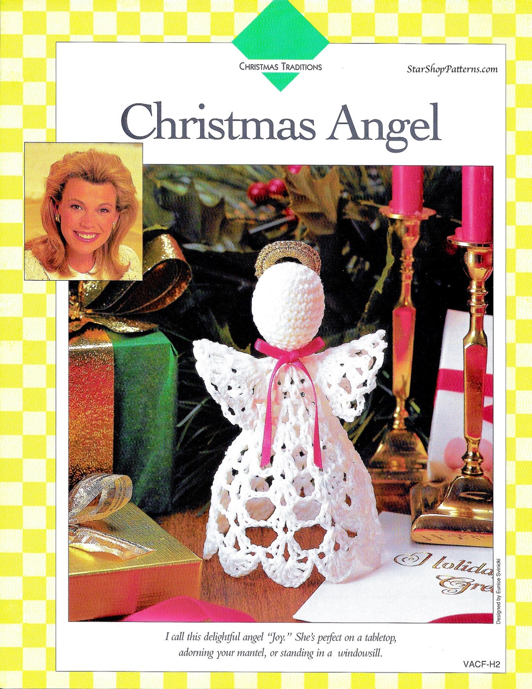 Christmas Crochet Angel Ornament Pattern Book PDF Digital Download ...