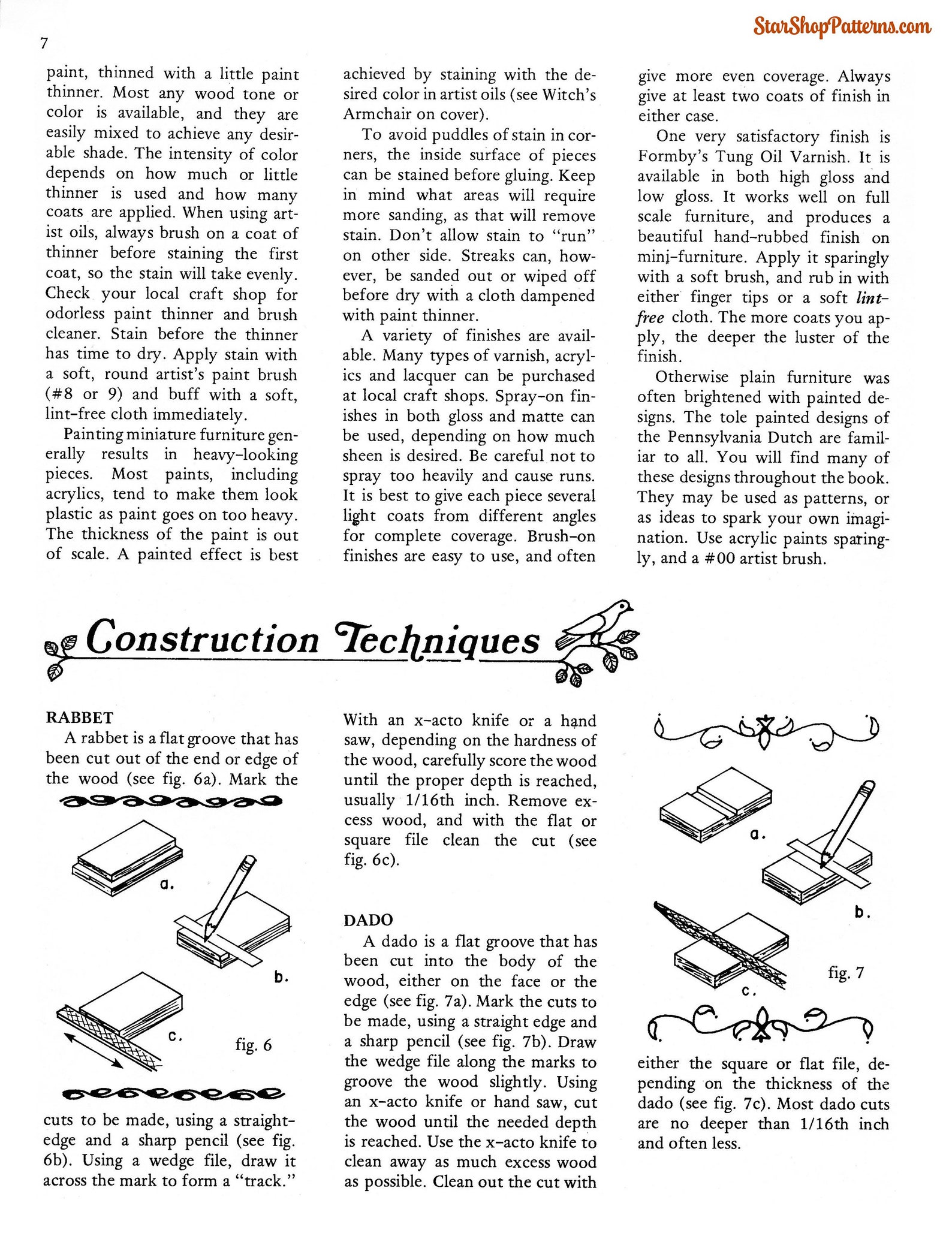 Vintage Miniature Dollhouse Furniture Pattern Book PDF Ebook Toy Doll ...