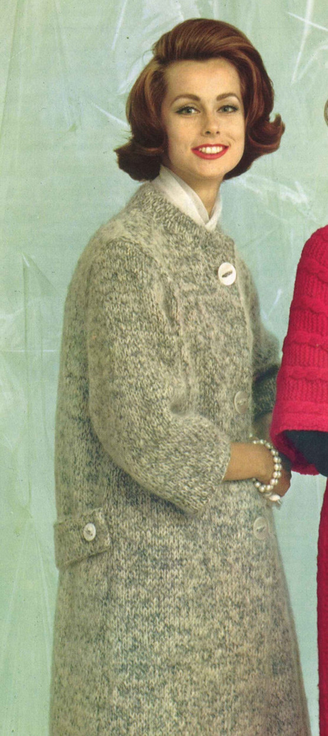 Opera Coat 1960s Sweater Swing Coat Patterns 60s Vintage - Etsy