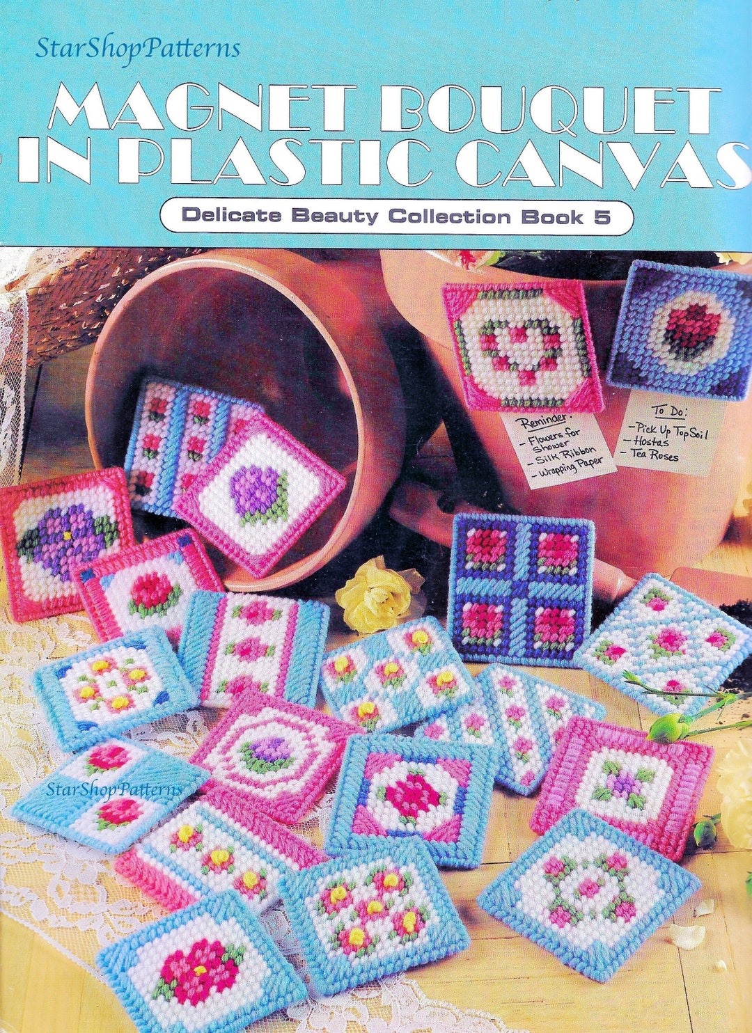 Vintage Plastic Canvas Pattern Book PDF Download • Mini Plastic Canvas ...