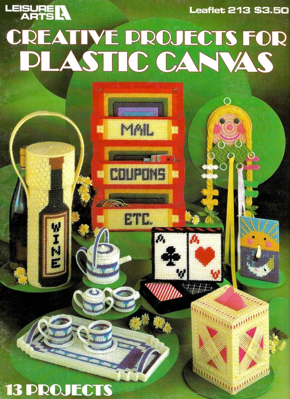 Vintage Plastic Canvas Pattern Book PDF Plastic Canvas - Etsy