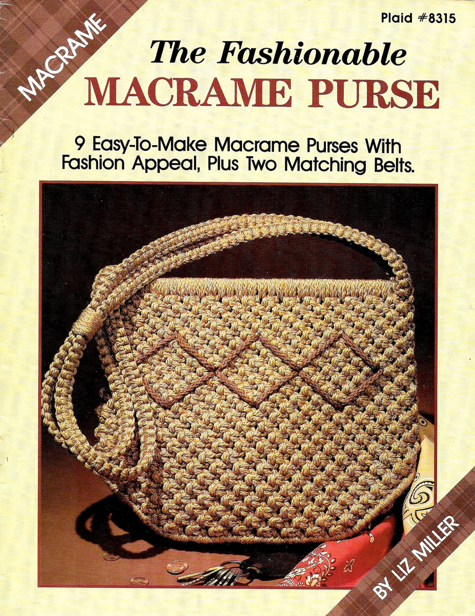 Macrame Purse Pattern Book 1970s Macrame Bags Handbag Purse - Etsy Canada