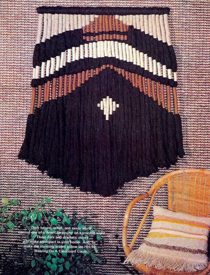 Vintage Weaving Pattern Book PDF 1970s Flatloom Easy to Weave - Etsy
