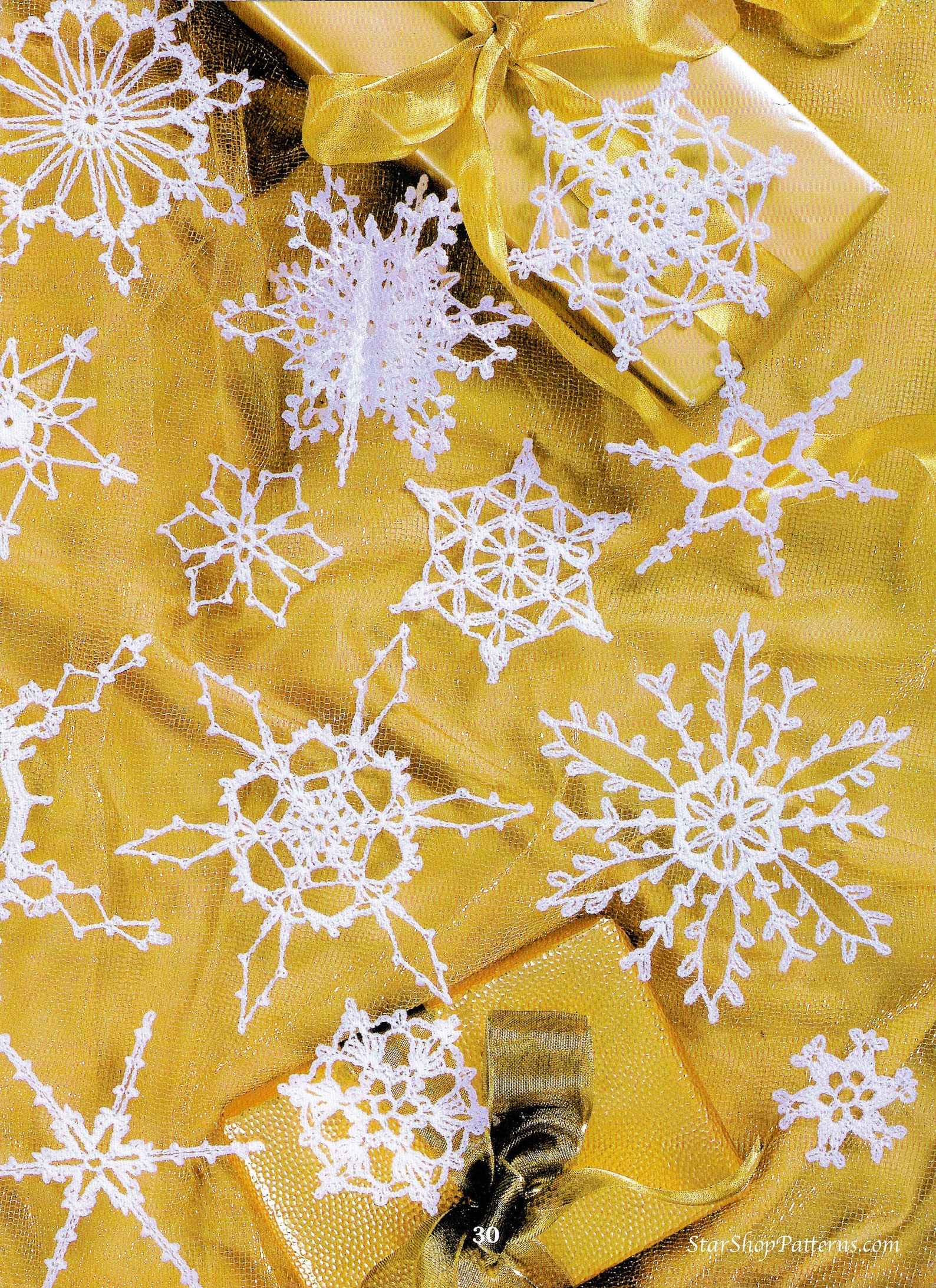 Christmas Crochet Snowflake Pattern Book PDF Digital Download - Etsy