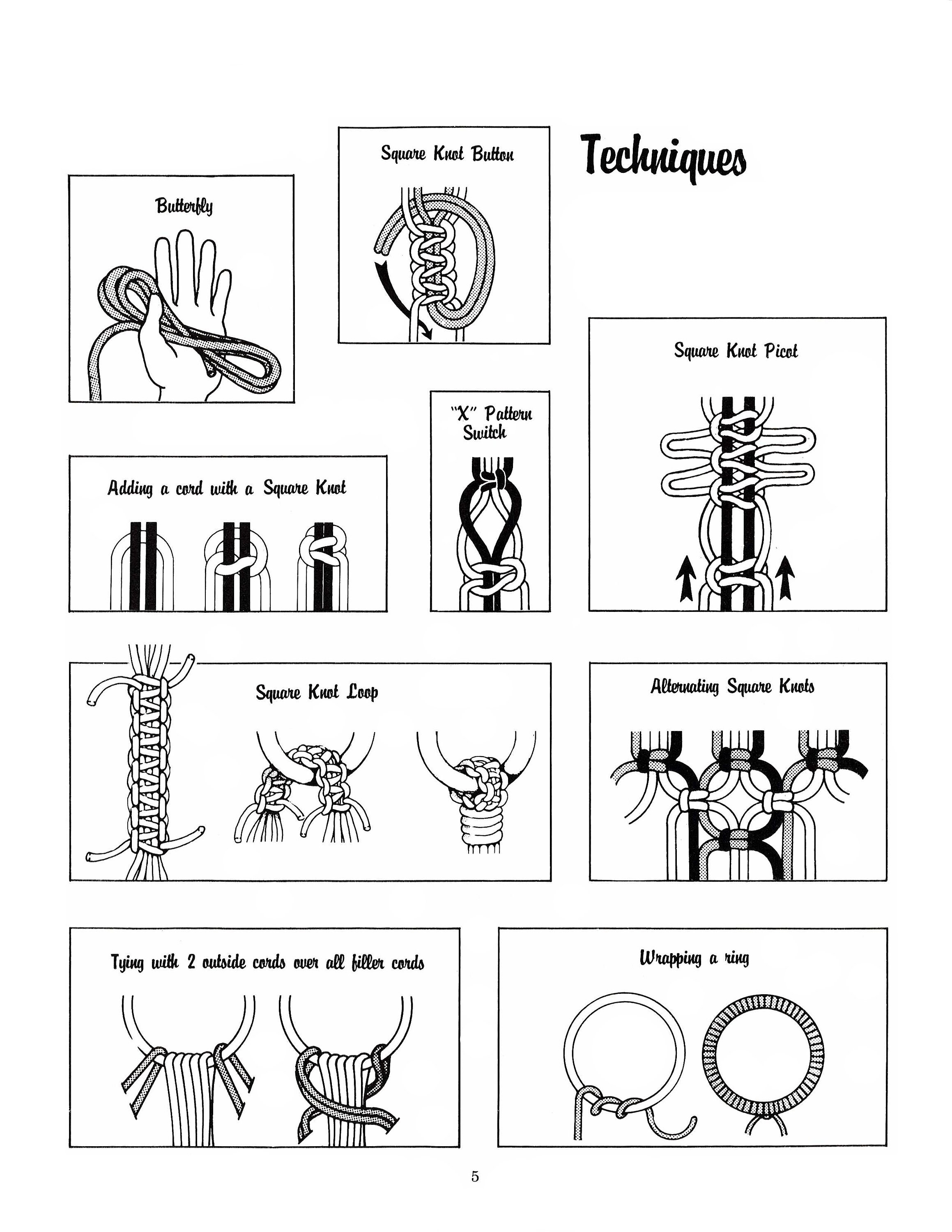 Vintage Macrame Bird Feeder Pattern Book PDF 1970s Beaded - Etsy