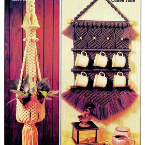 Vintage Macrame Pattern Book PDF Download • Macrame Kitchen Pattern ...
