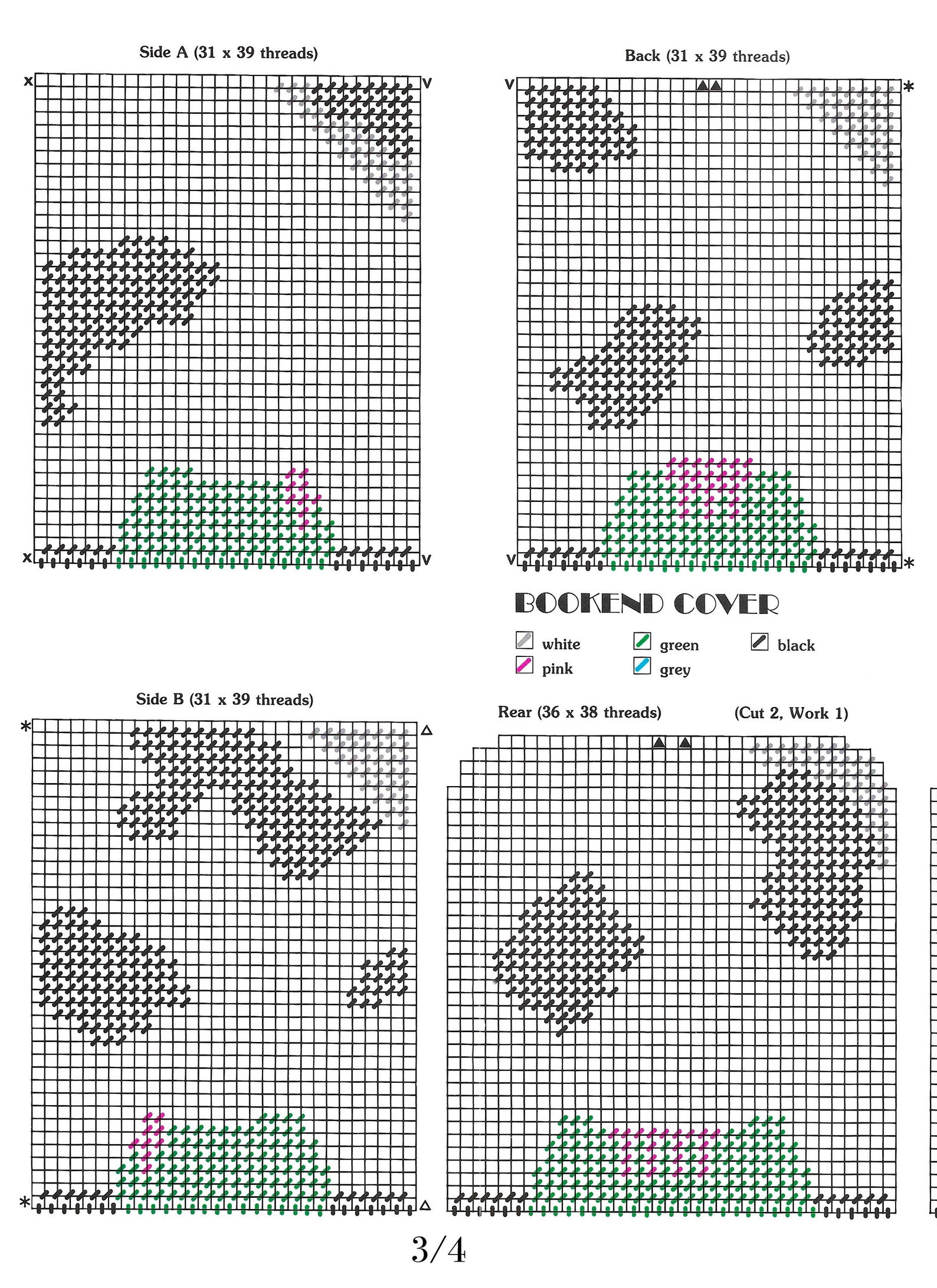 Vintage Plastic Canvas Pattern Book PDF Farm Cows Plastic - Etsy