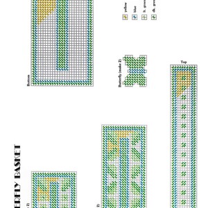Vintage Plastic Canvas Pattern Book PDF • Strawberry Spring Easter ...