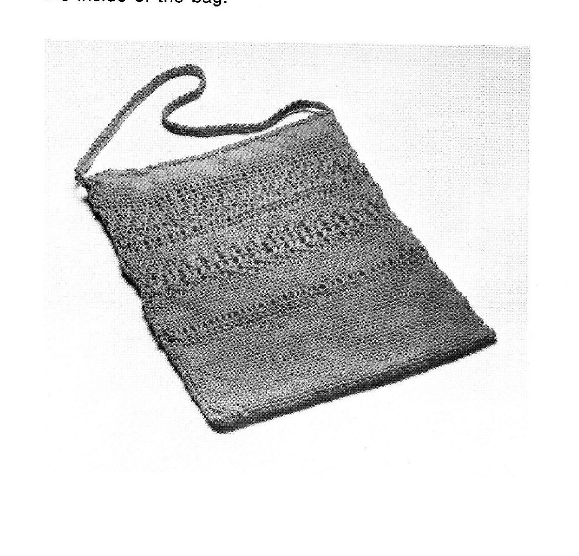Hanging Weaving Purse • Off-loom 1970s Beginners Weaving Book • Wall ...