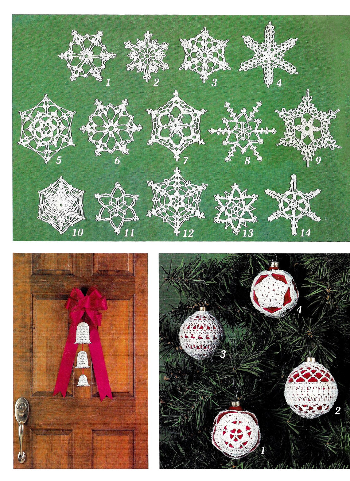 Vintage Crochet Snowflake Pattern Book PDF Digital Download - Etsy