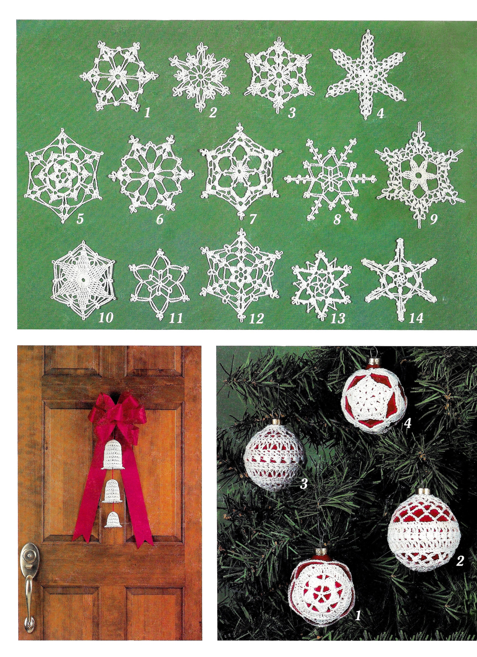 Vintage Crochet Snowflake Pattern Book PDF Digital Download - Etsy
