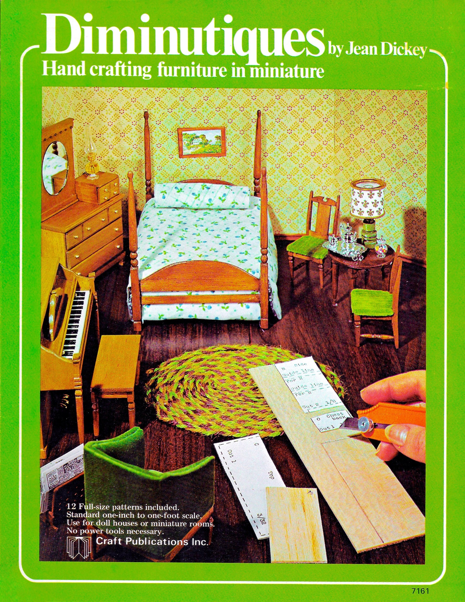 Vintage Miniature Dollhouse Furniture Pattern Book PDF Ebook - Etsy