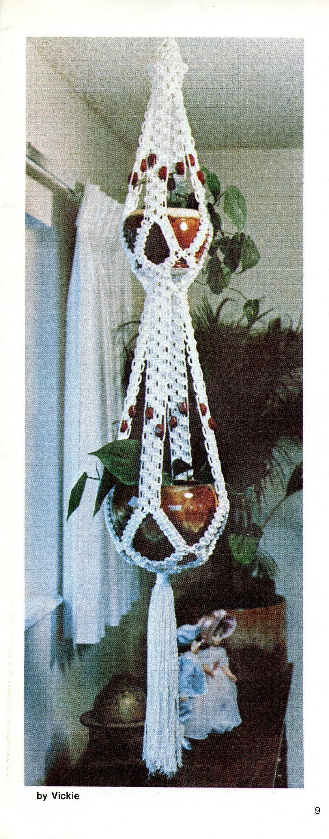 Macramé Portraits 1970s Macrame Plant Hanger Pattern Book - Etsy Canada