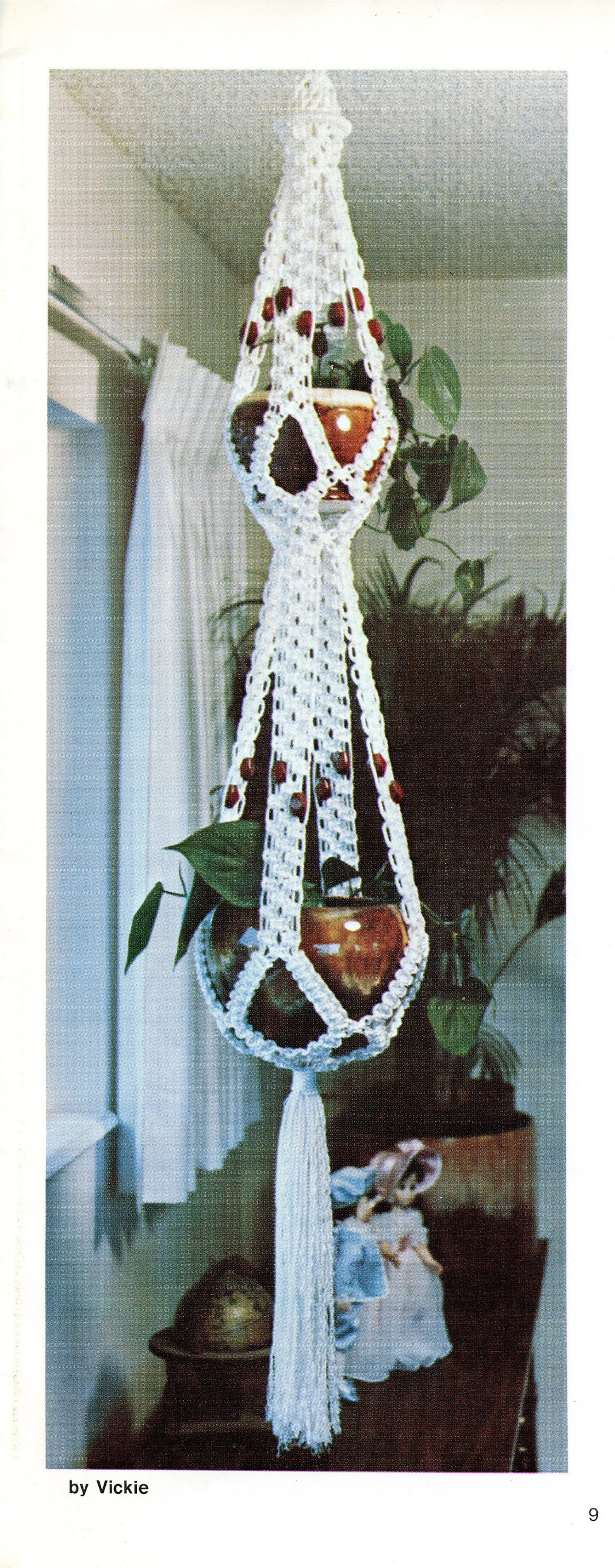 Macramé Portraits 1970s Macrame Plant Hanger Pattern Book - Etsy
