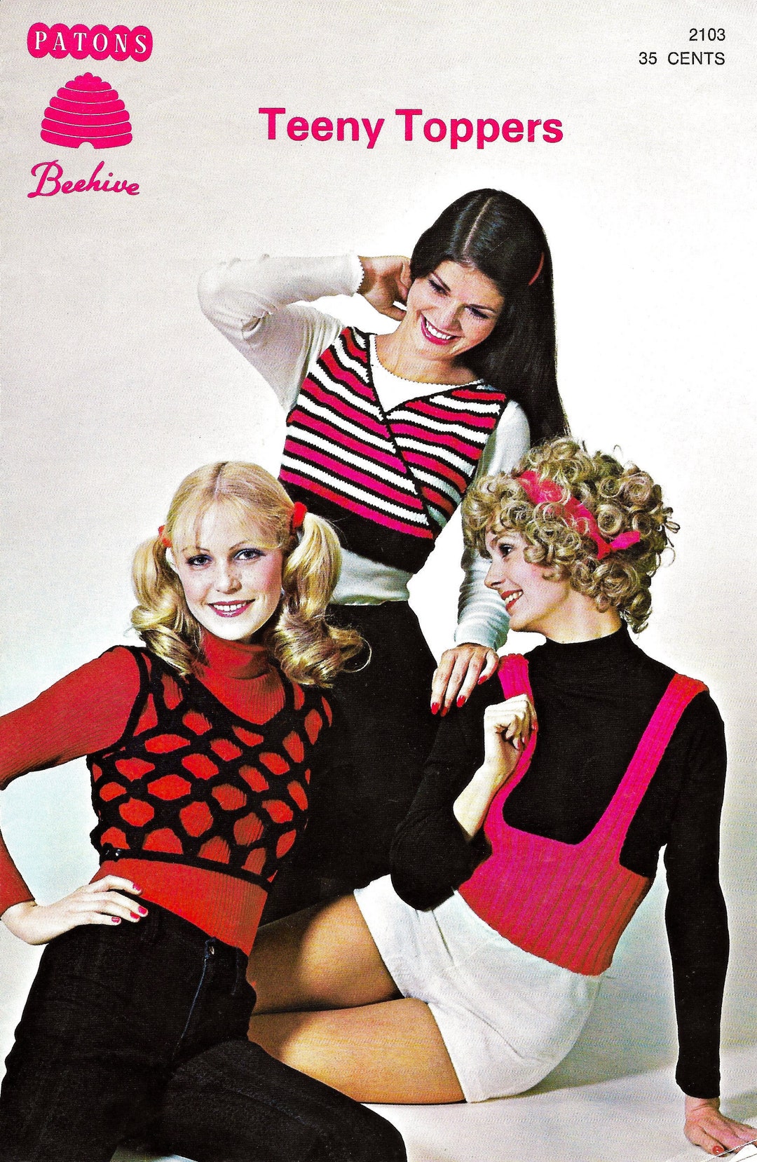 Vintage Vest Knitting Pattern PDF • Vintage Vest Crochet Pattern PDF ...