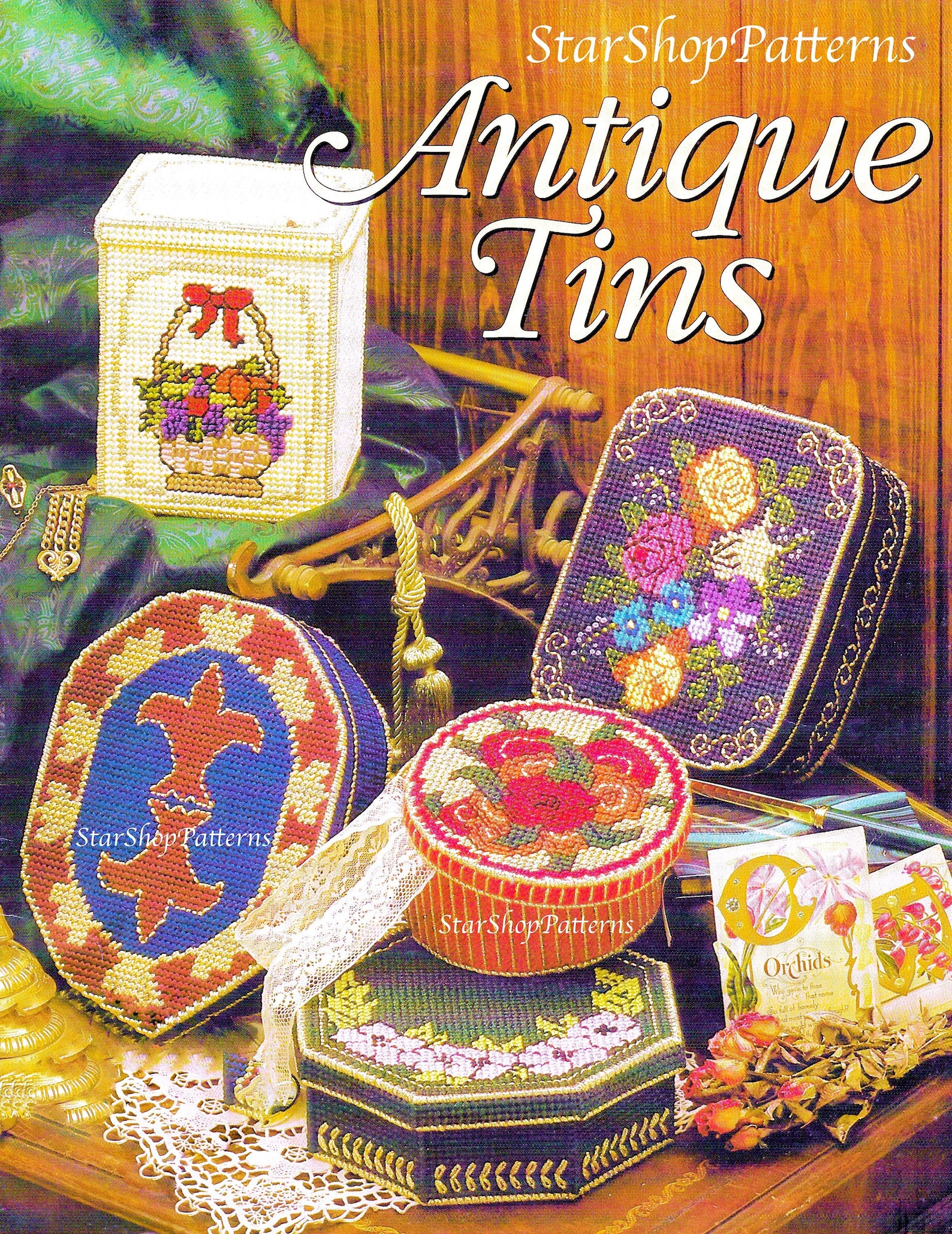 Vintage Plastic Canvas Pattern Book PDF Spring Floral Flower - Etsy