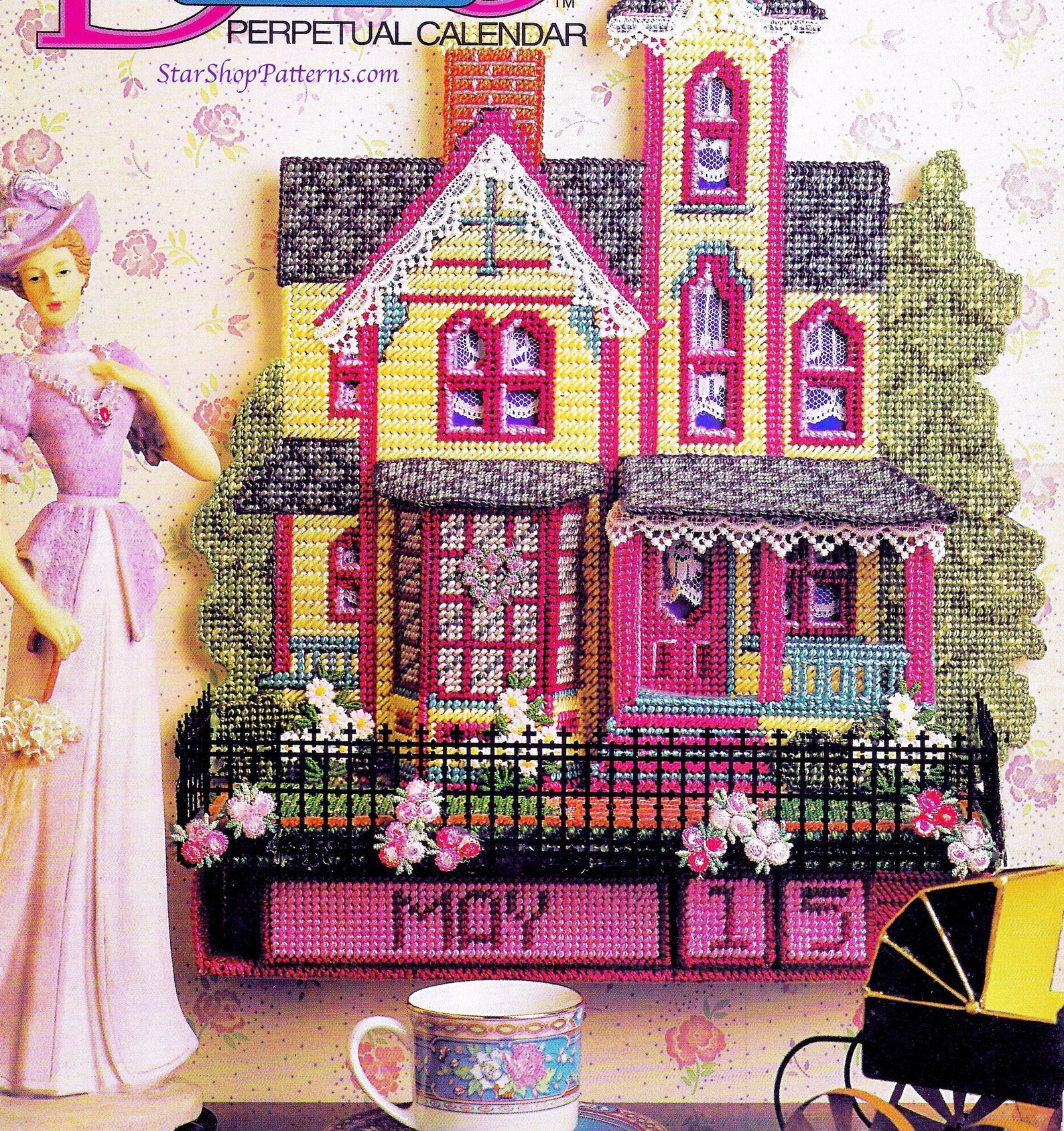 Perpetual Calendar Plastic Canvas Pattern Book PDF Plastic - Etsy