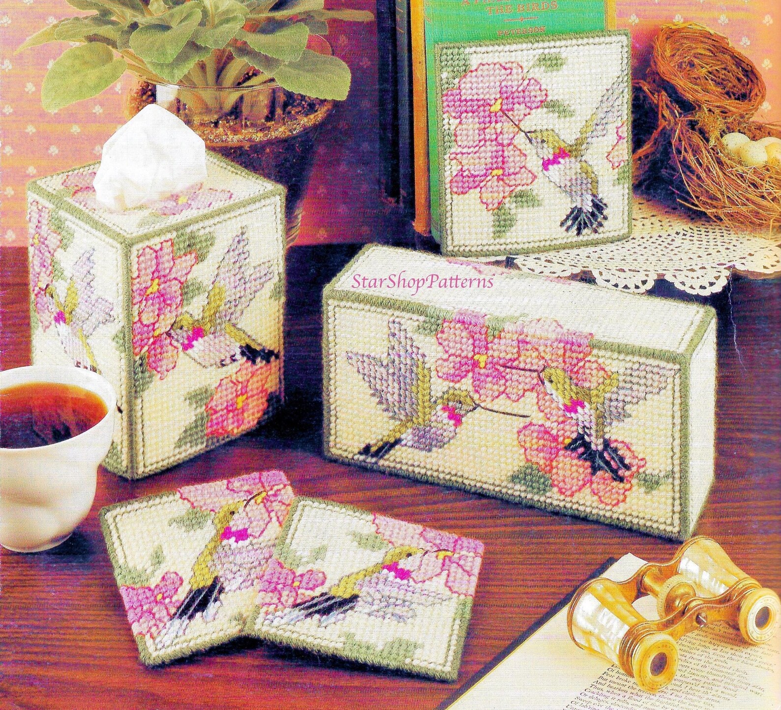 Vintage Plastic Canvas Pattern Book PDF • Bird Plastic Canvas Patterns ...