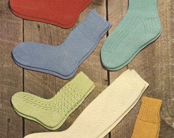 Vintage Sock Patterns - Etsy