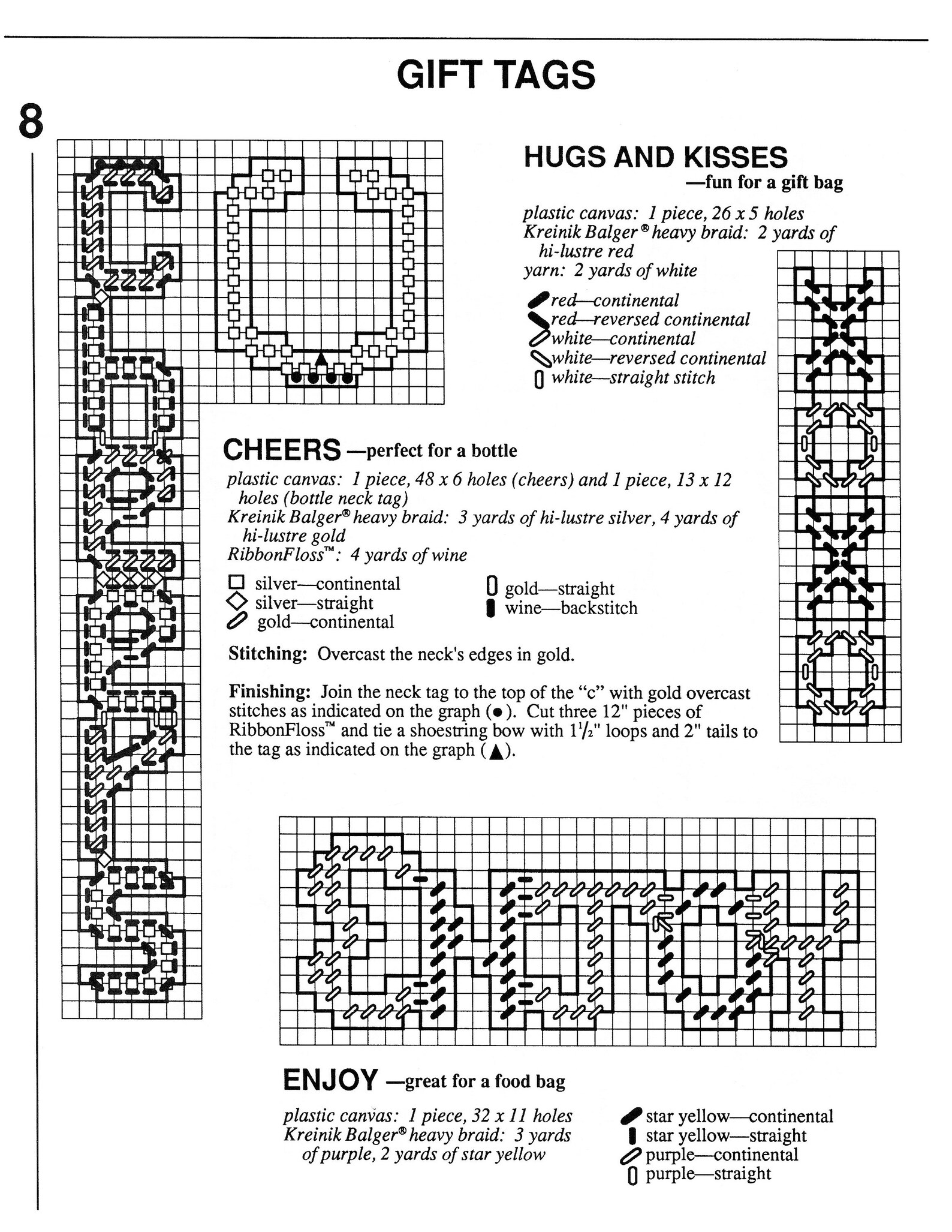 Vintage Plastic Canvas Pattern Book PDF Digital Download - Etsy