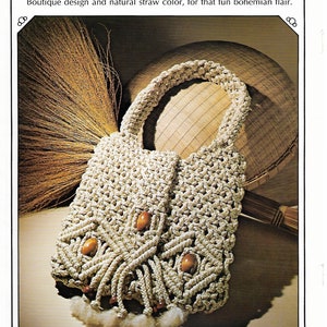 The Macramé Pursemaker • 1970s Macrame Bags Design Handbag Designs ...