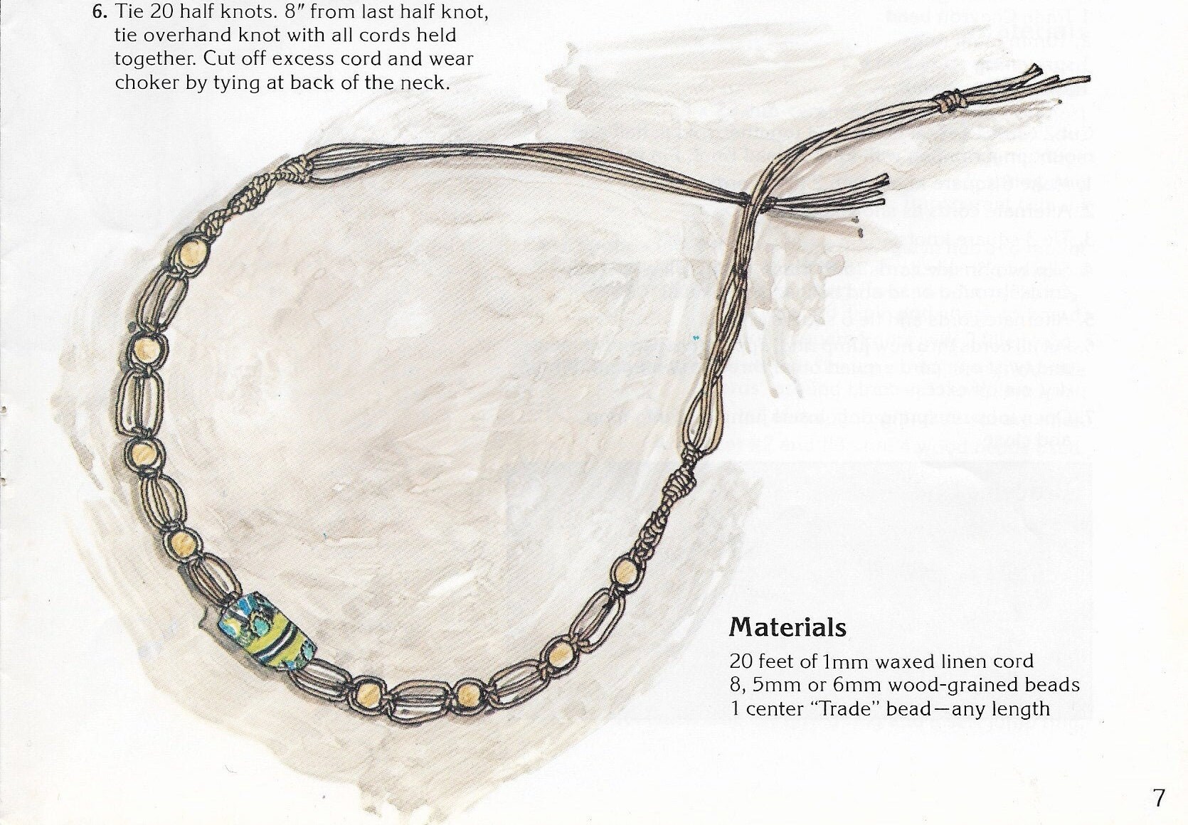 Vintage Macrame Pattern Book PDF • jewelry, Beaded Necklace, Earrings ...