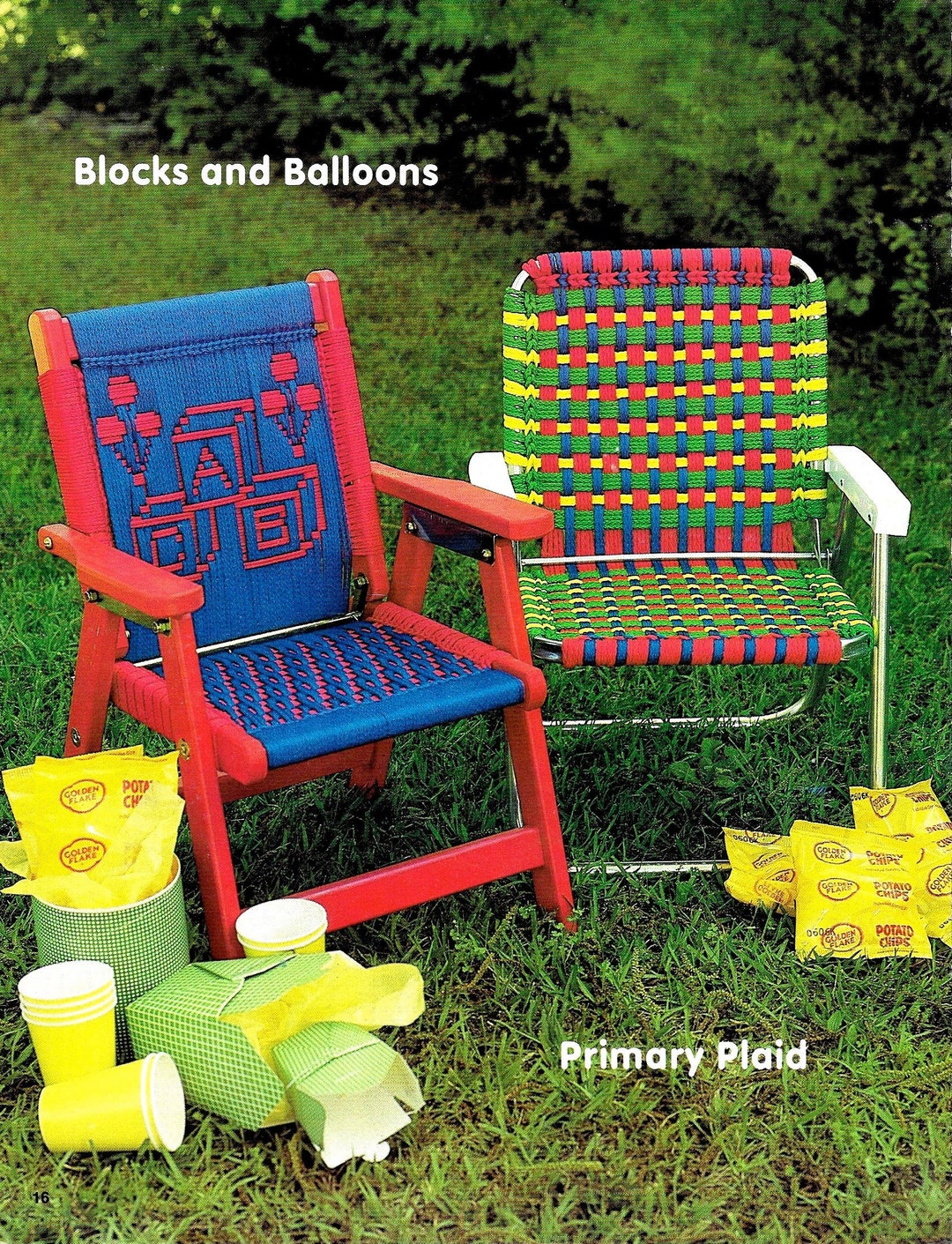 Kids Macrame Chairs • DIY Macrame Chair Pattern Patio Lawn Chair ...