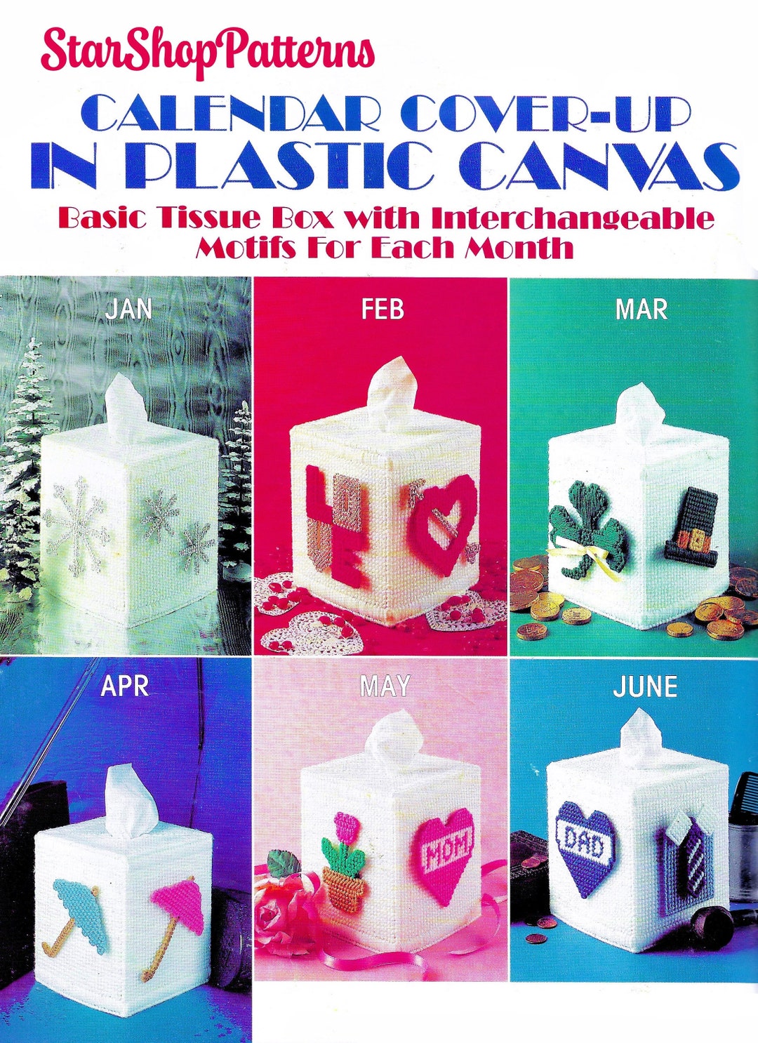 Vintage Plastic Canvas Pattern Book PDF Book • Year-round Calendar ...