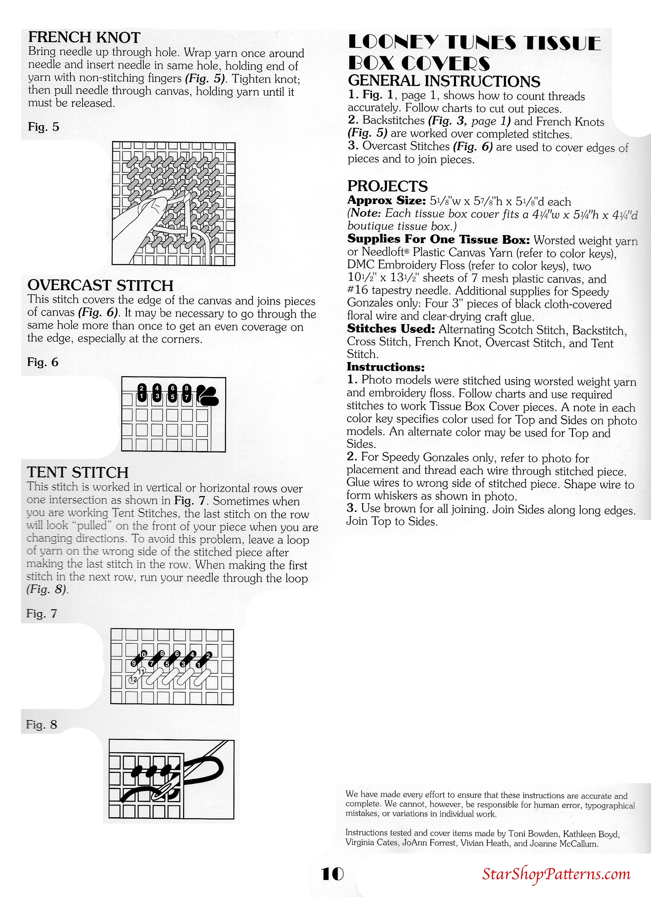 Cartoon Plastic Canvas Pattern Book PDF Digital Download • Bunny Boy ...