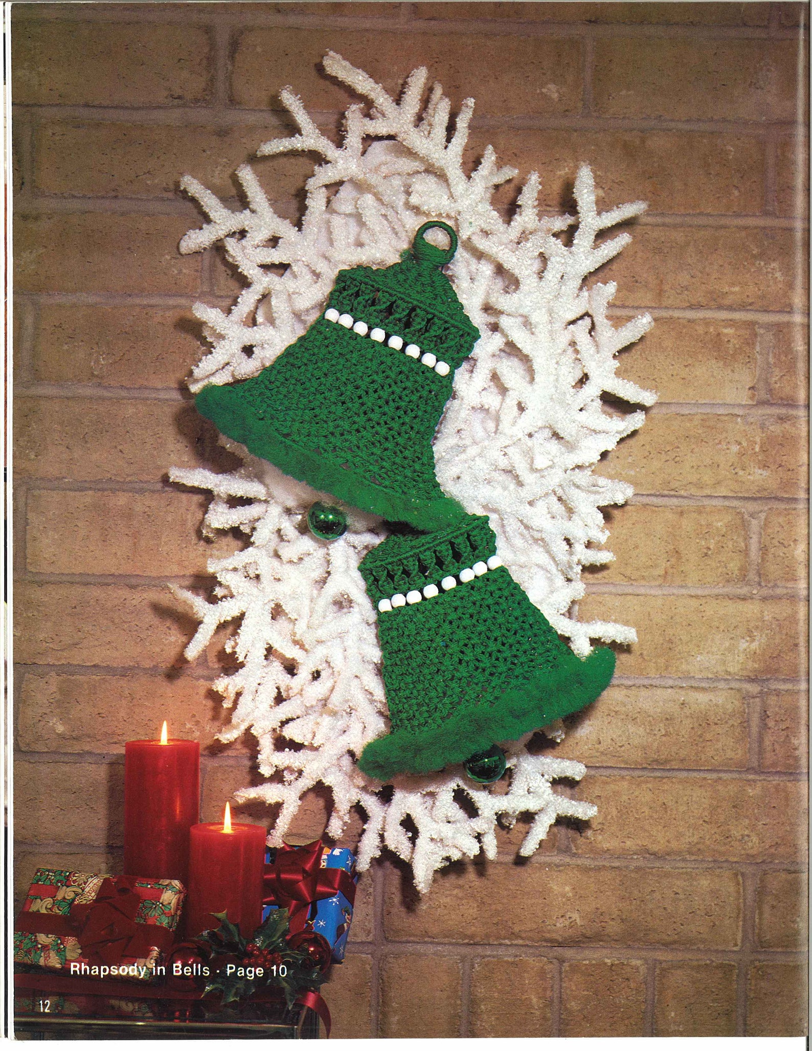Christmas Macrame Bell Hangings Easy Beginner 1970s Xmas - Etsy