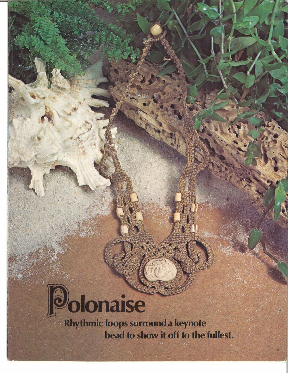 Vintage Macrame Pattern Book PDF • Beaded Jewelry, Necklace, Earrings ...