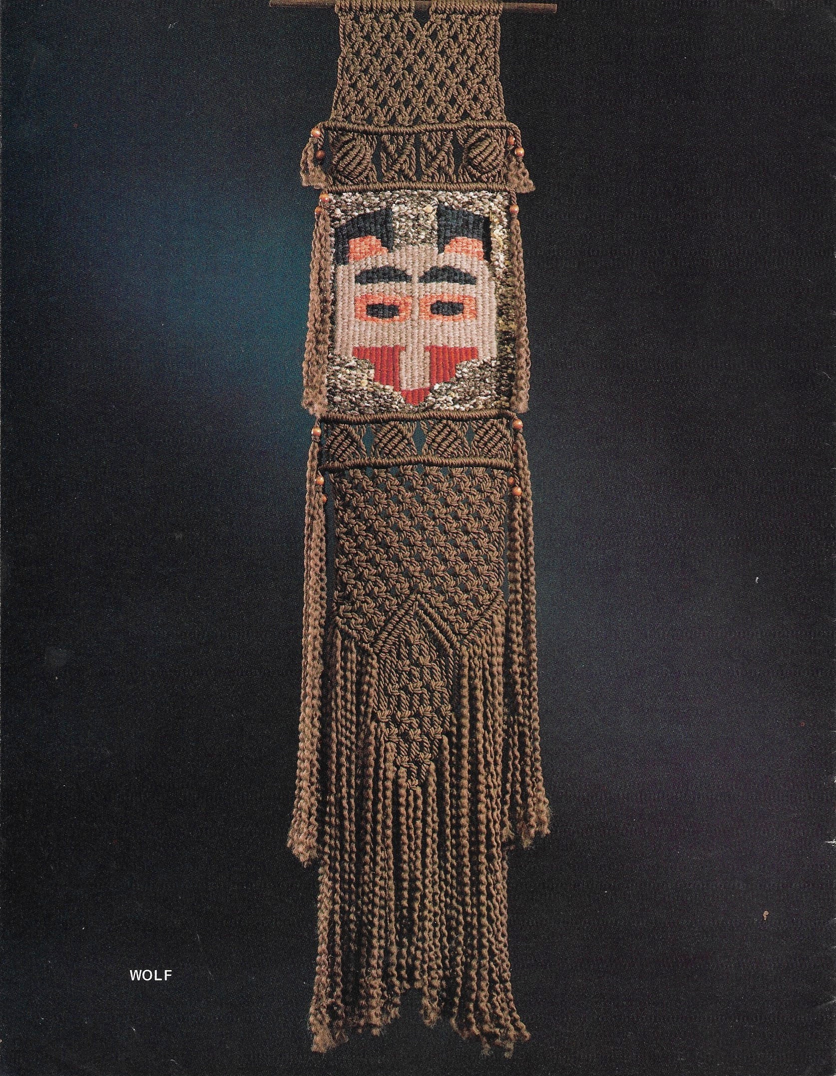 Macrame Festival 1970s Learning Macramé Knots Frog Owl | Etsy