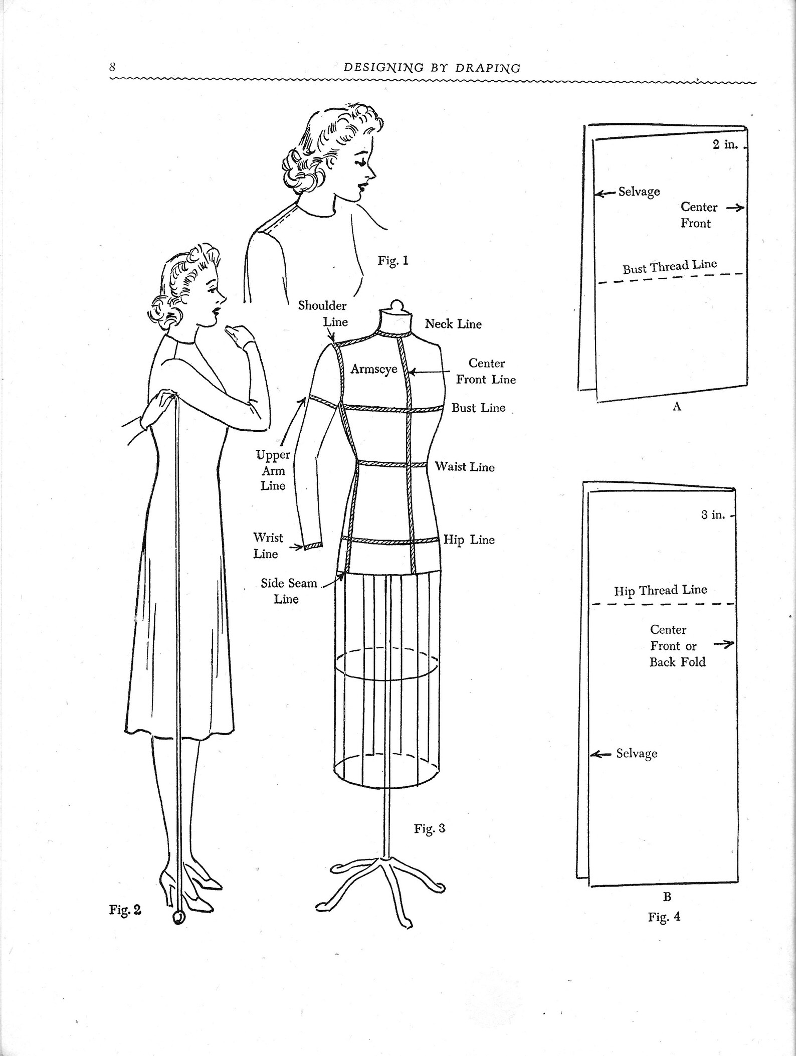 Designing by Draping Book Vintage Tailoring Book 1940s | Etsy