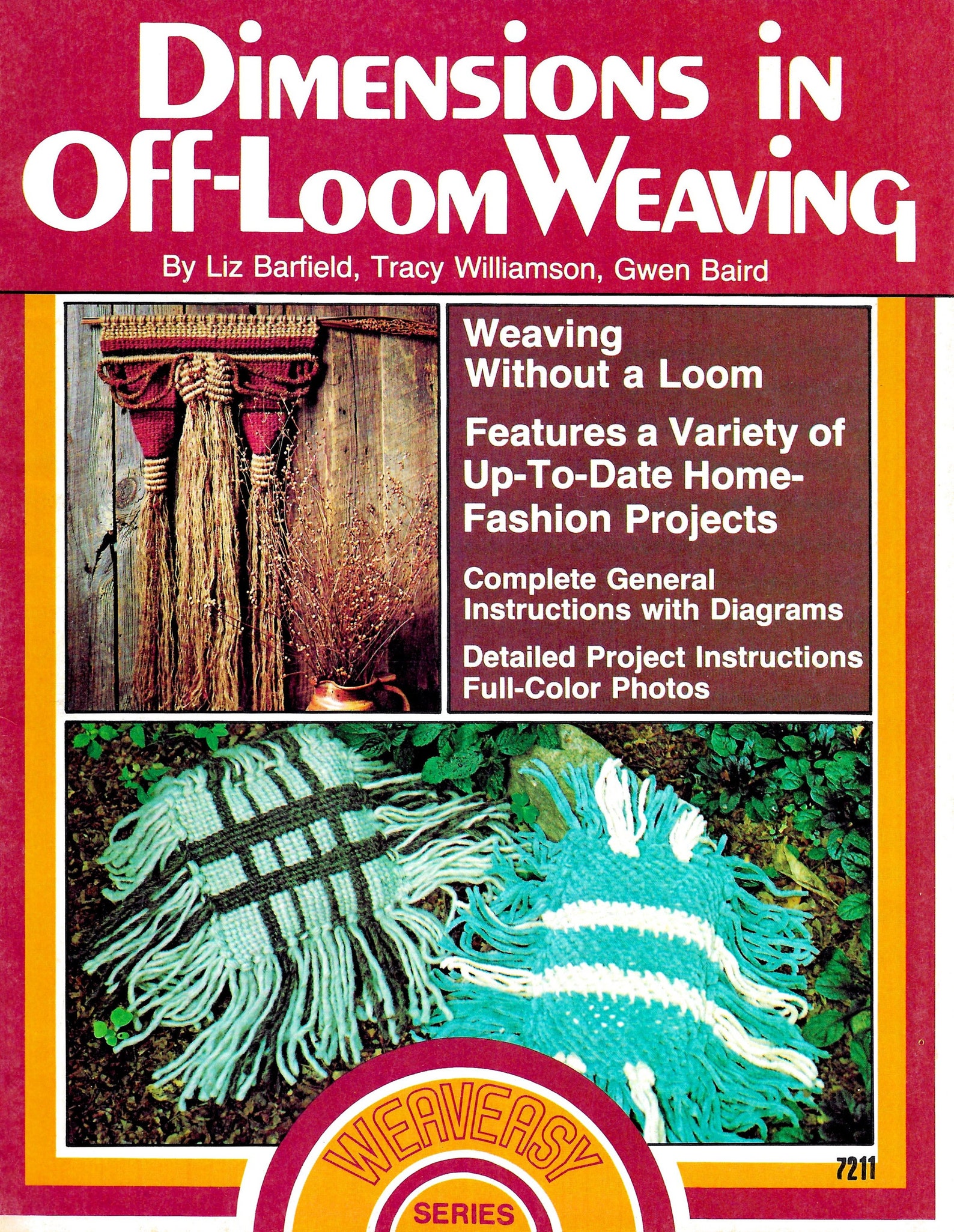 Vintage Weaving Pattern Book PDF 1970s Off-loom Easy | Etsy