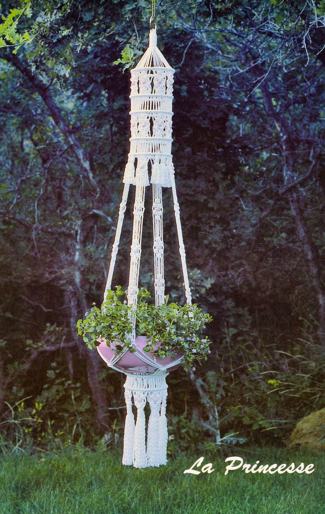 Vintage Macrame Pattern PDF Macrame Elegance VII 7 1970s | Etsy