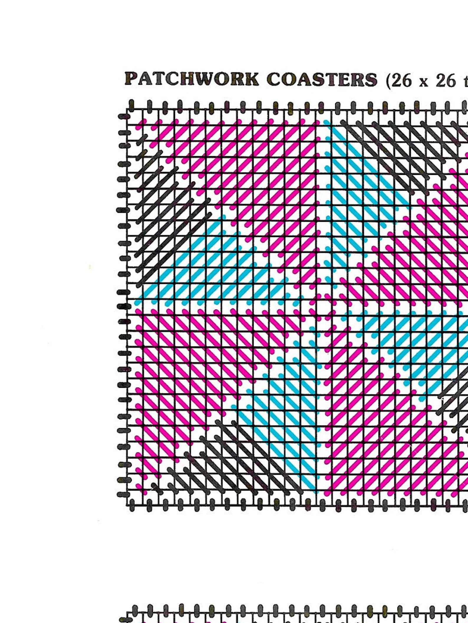 Vintage Plastic Canvas Pattern Book PDF • Quilting Pattern Coaster Box ...