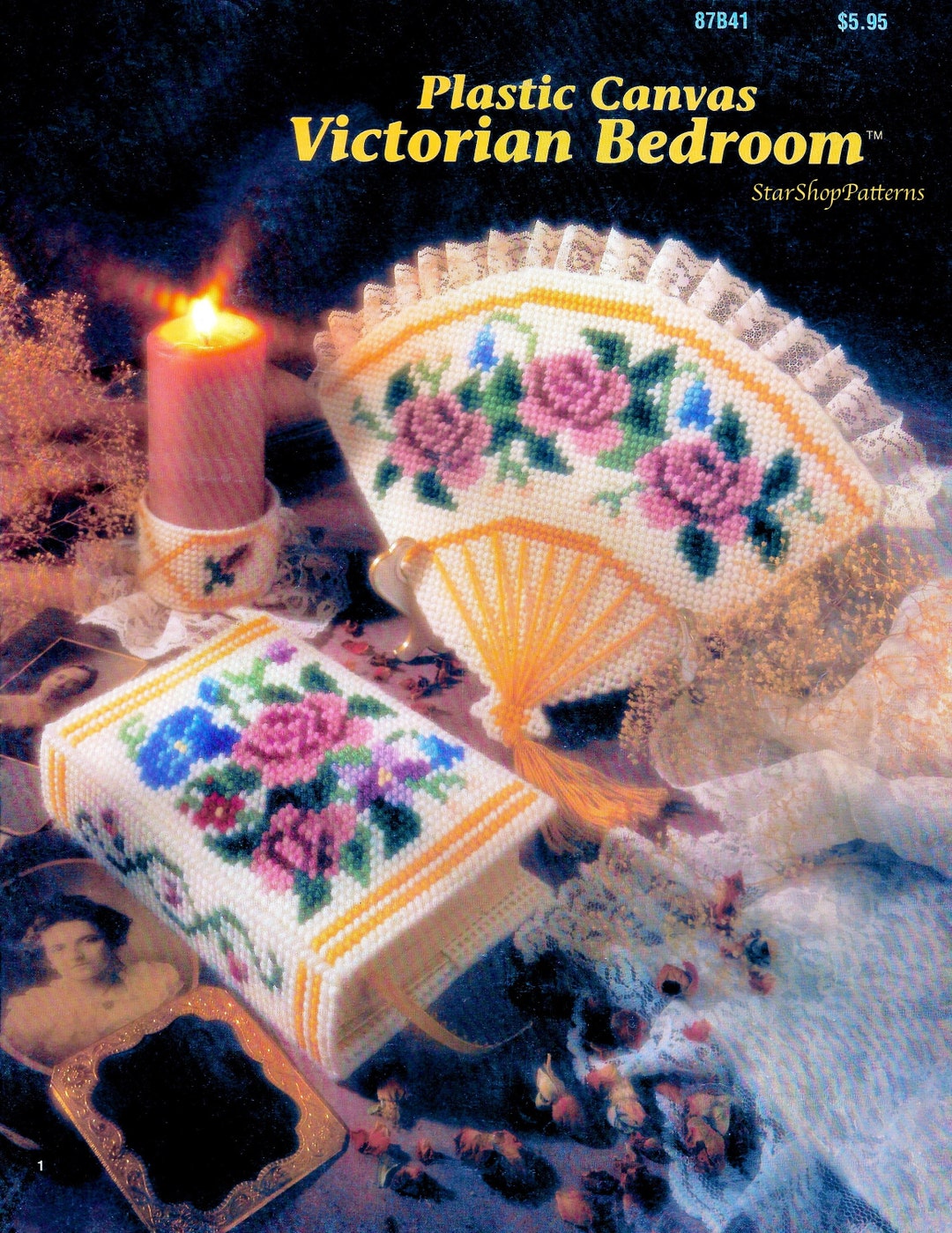 Vintage Plastic Canvas Pattern Book PDF Digital Download • Victorian ...
