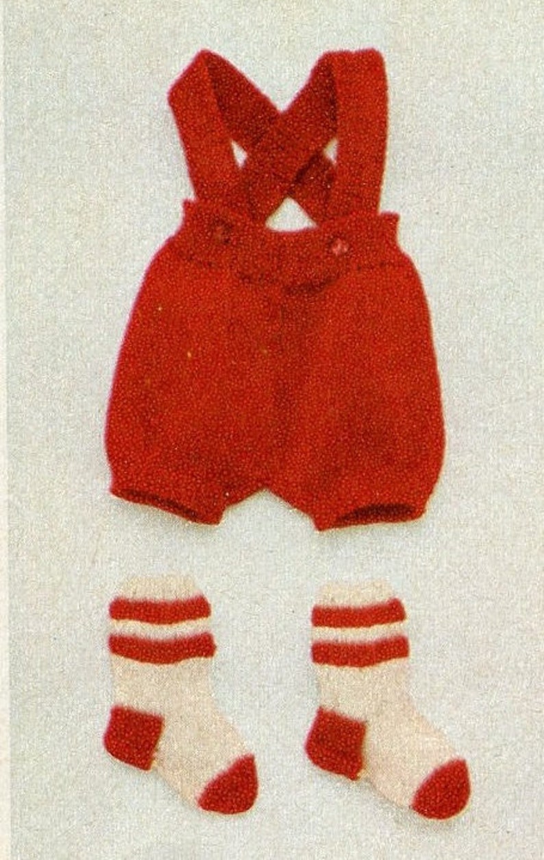 Baby's First Wardrobe • 1970s Knitting Boy's Girl's Sweater Hat Pattern ...