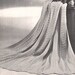 Bedspread Knitting Pattern, Colonial Knitting Pattern, Vintage Knit ...