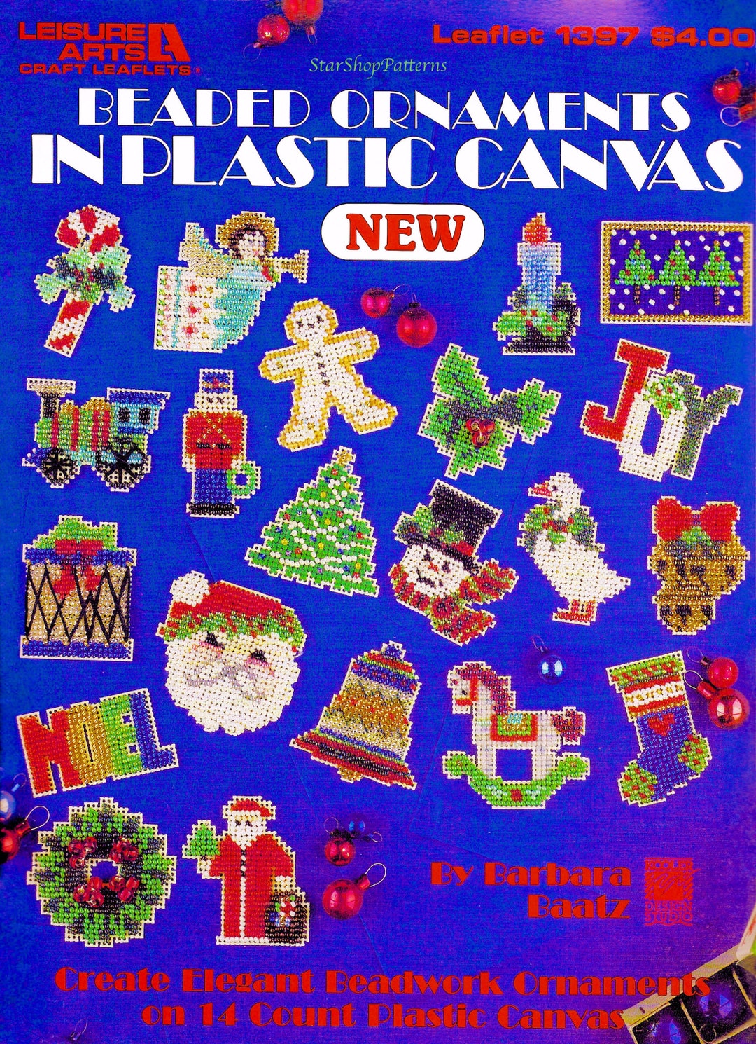 Mini Plastic Canvas Pattern Book PDF Download • Vintage Christmas ...