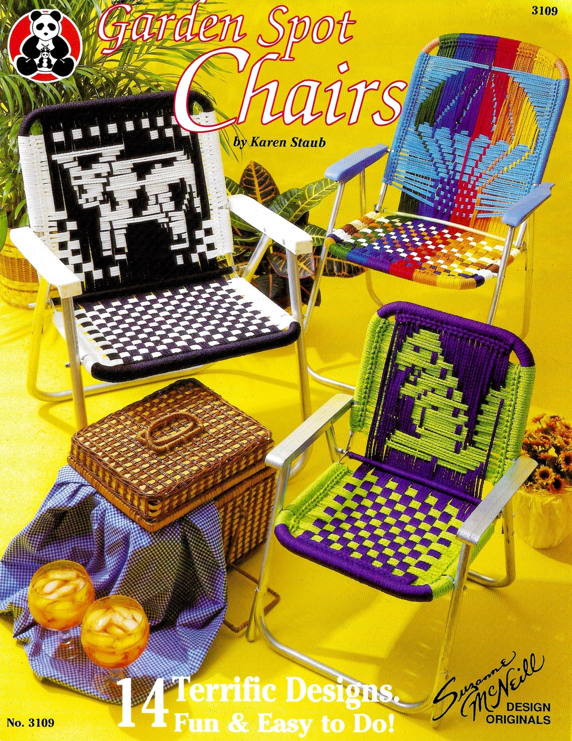Vintage Macrame Patio Chairs Book PDF Woven Weaving Macrame - Etsy